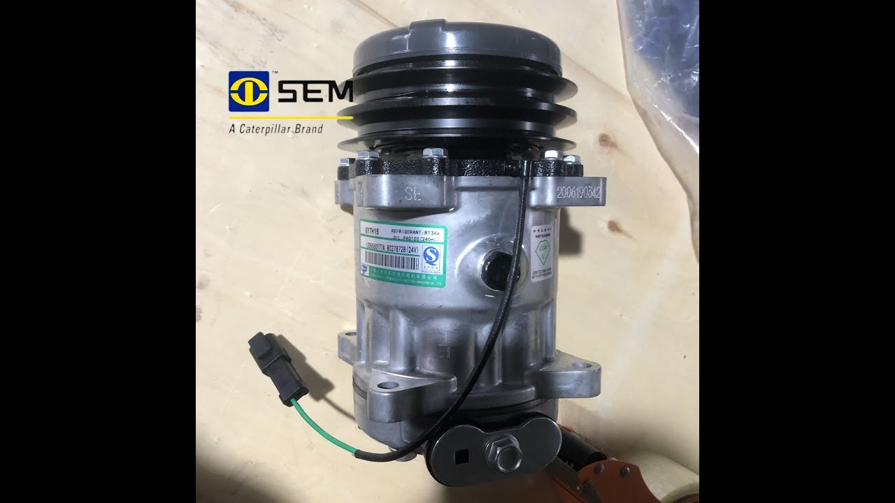 SEM 24V Air Conditioning Compressor W48000446 5228128 GY7H15 ...