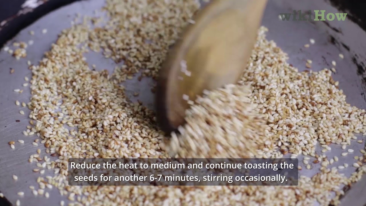 How to Toast Sesame Seeds - YouTube