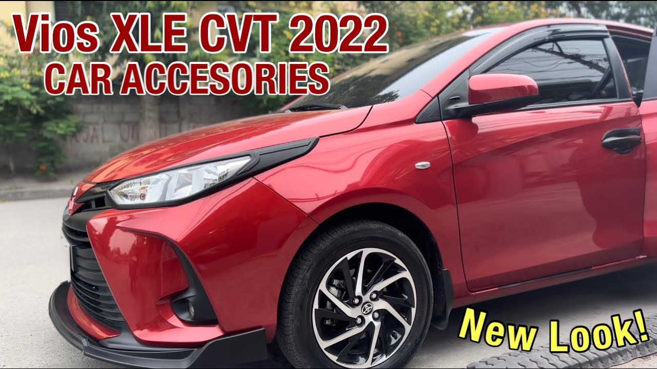 TOYOTA VIOS XLE CVT 2022 CAR ACCESSORIES (Front & Rear Bumper, Steering ...