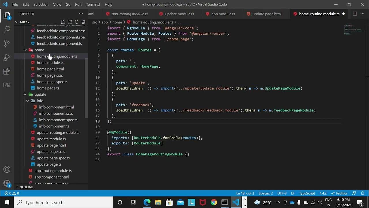 Creating Pages and Components in Ionic - YouTube