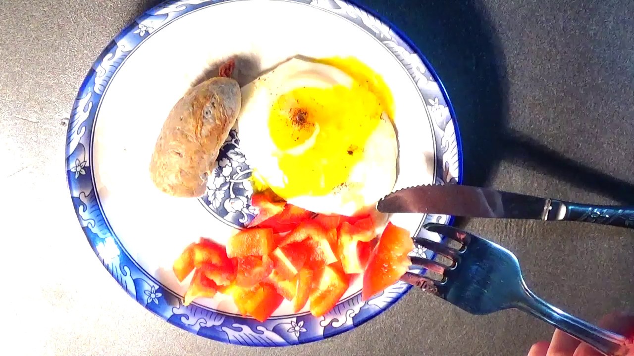 ASMR EATING SOUNDS - FRIED EGG - YouTube
