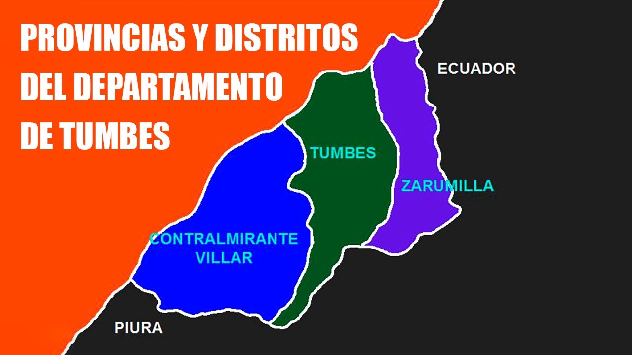 Provincias y Distritos del Departamento de Tumbes - PERÚ - YouTube