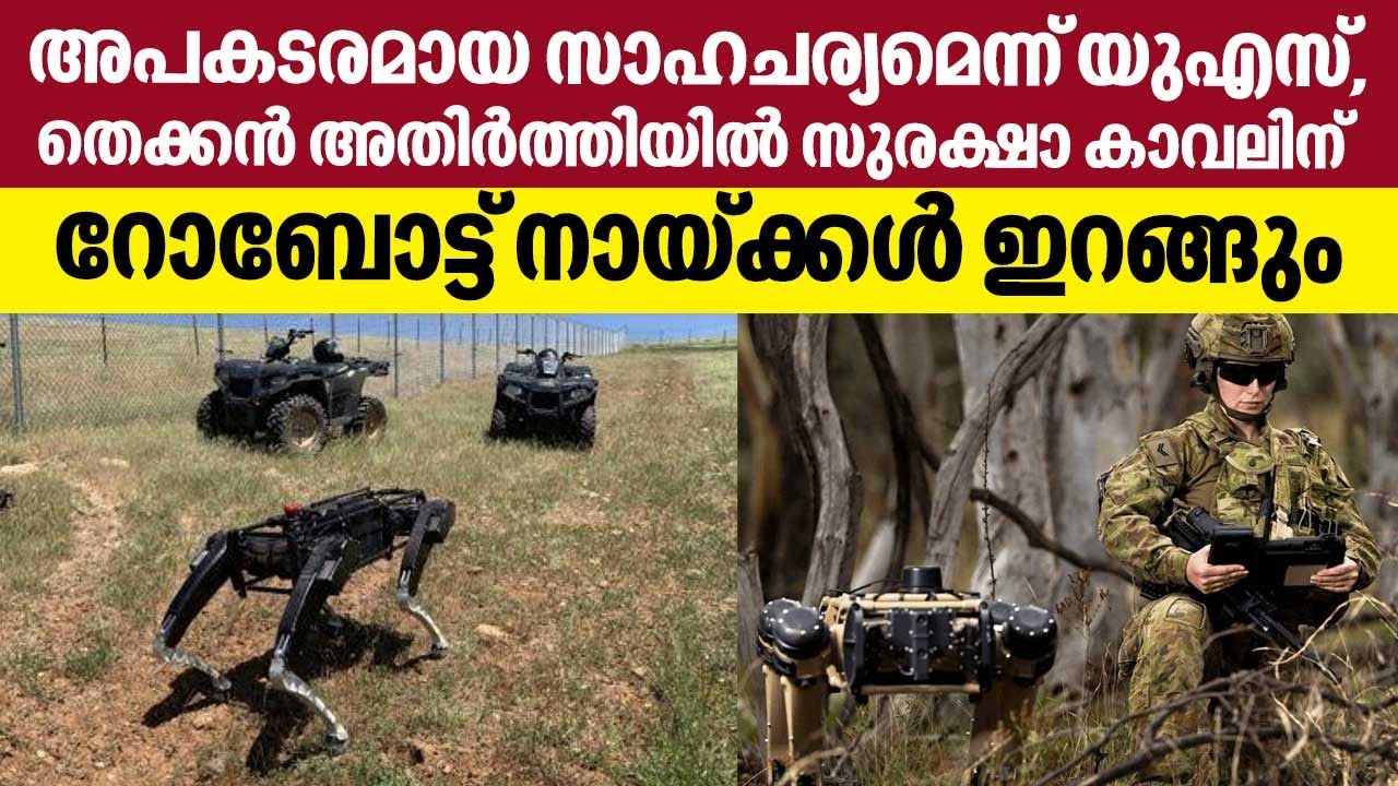 Robot dogs will descend on security guards at the U.S.-Southern border ...