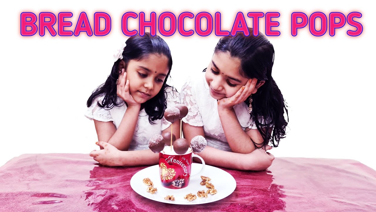 Easy Bread Chocolate Pops | No Bake Easy Bread Pops | Kids Desserts ...