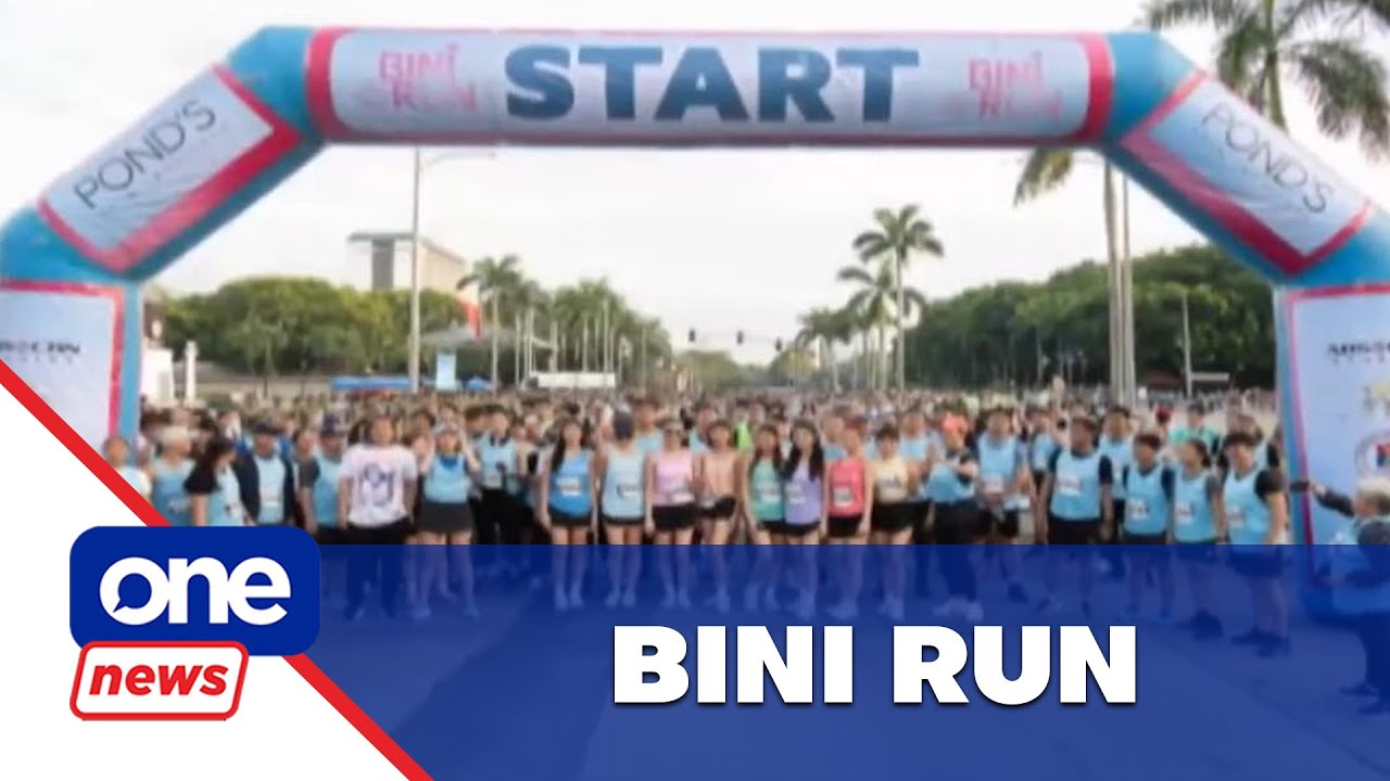 Thousands of fans join ‘BINI Run’ - YouTube