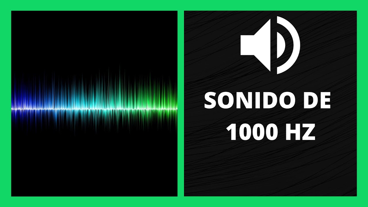 Sonido de 1000 hz 🔴 Frecuencia de 1000 hz 👉1000 hz FREQUENCY - YouTube