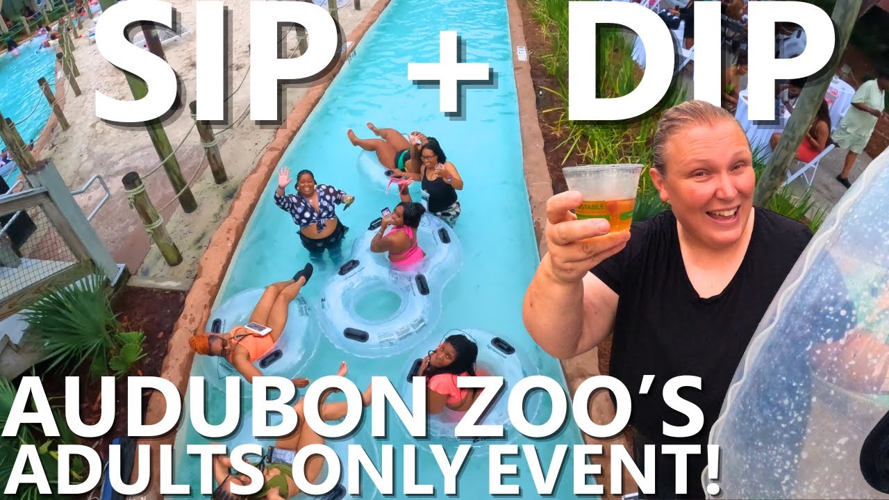 New Orleans- SIP + DIP at the Audubon Zoo! The COOLEST (ADULT'S ONLY ...