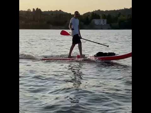 Сап с мотором 3,6кВт . Видео с лодки . Если сравнивать , то 3,6 кВт это ...