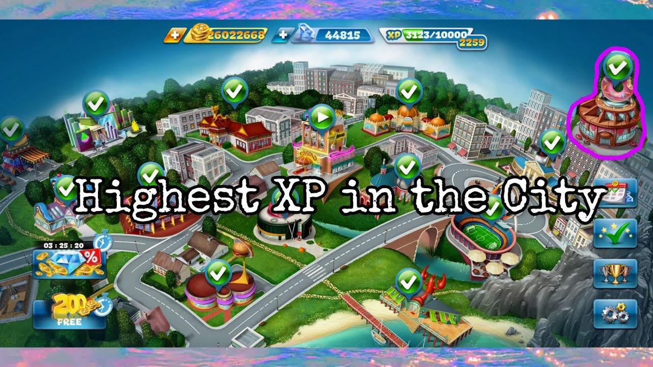 Cooking Fever - The highest XP level in the City - 20220109 - YouTube