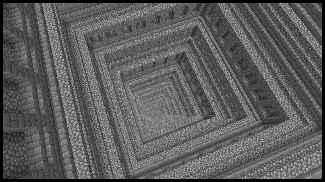 Minecraft stone hole base - YouTube