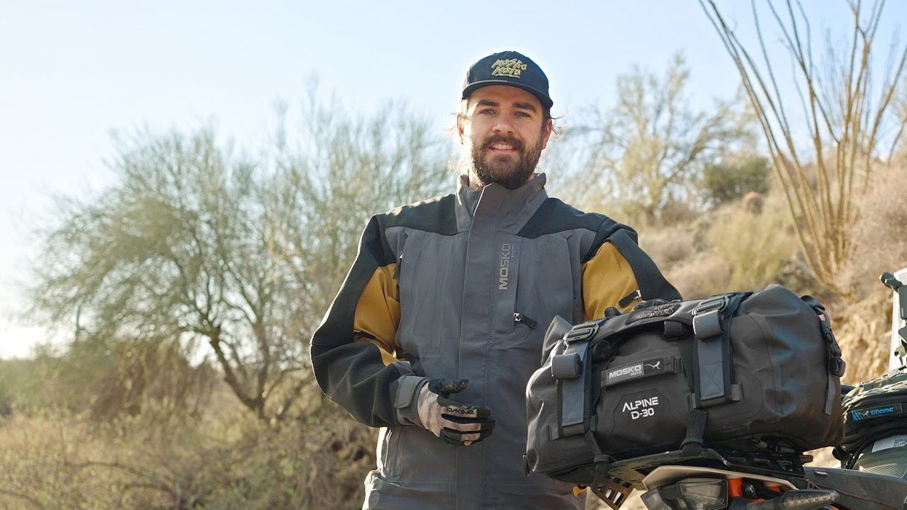 Alpine Duffle ADV Motorcycle Tail Bag | Mosko Moto - YouTube