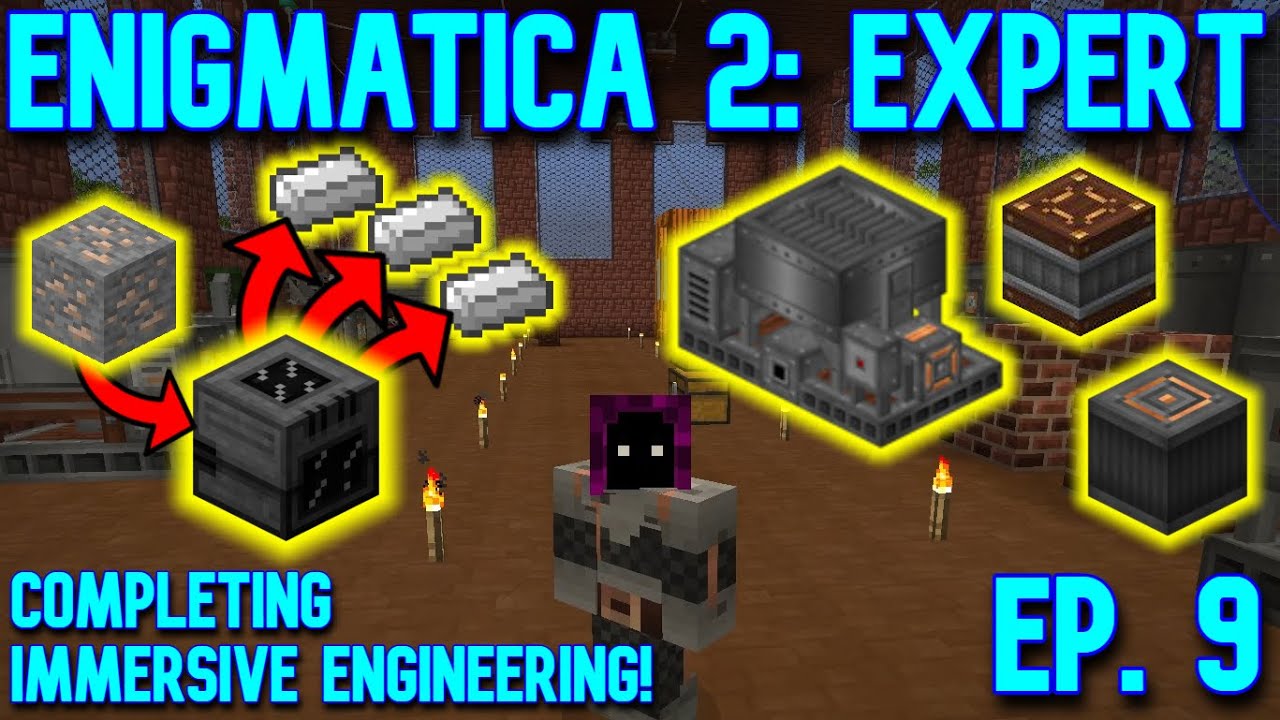 Immersive Engineering Factory Complete!! | Minecraft: E2E ep.9 - YouTube