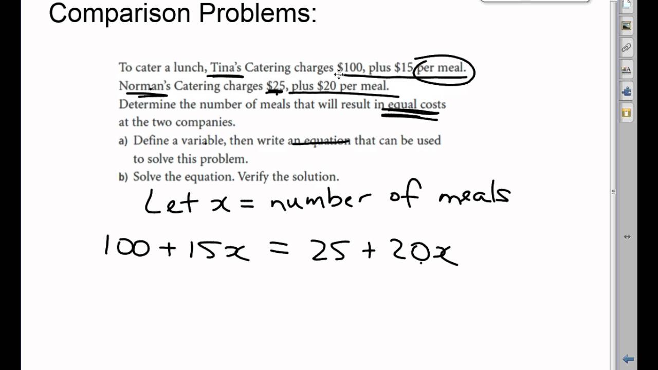 Comparison Problem - YouTube