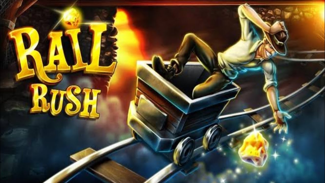Rail Rush Gameplay। Games। So hard Run Games। - YouTube