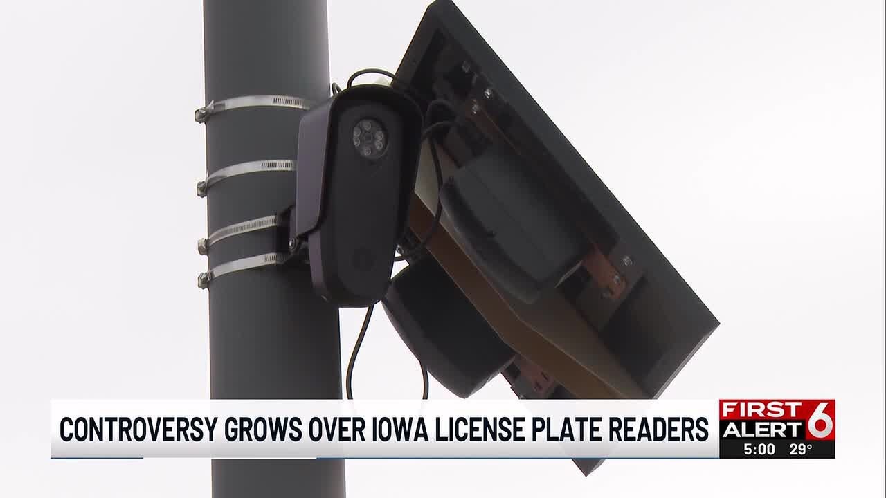 Controversy grows over Iowa license plate readers - YouTube