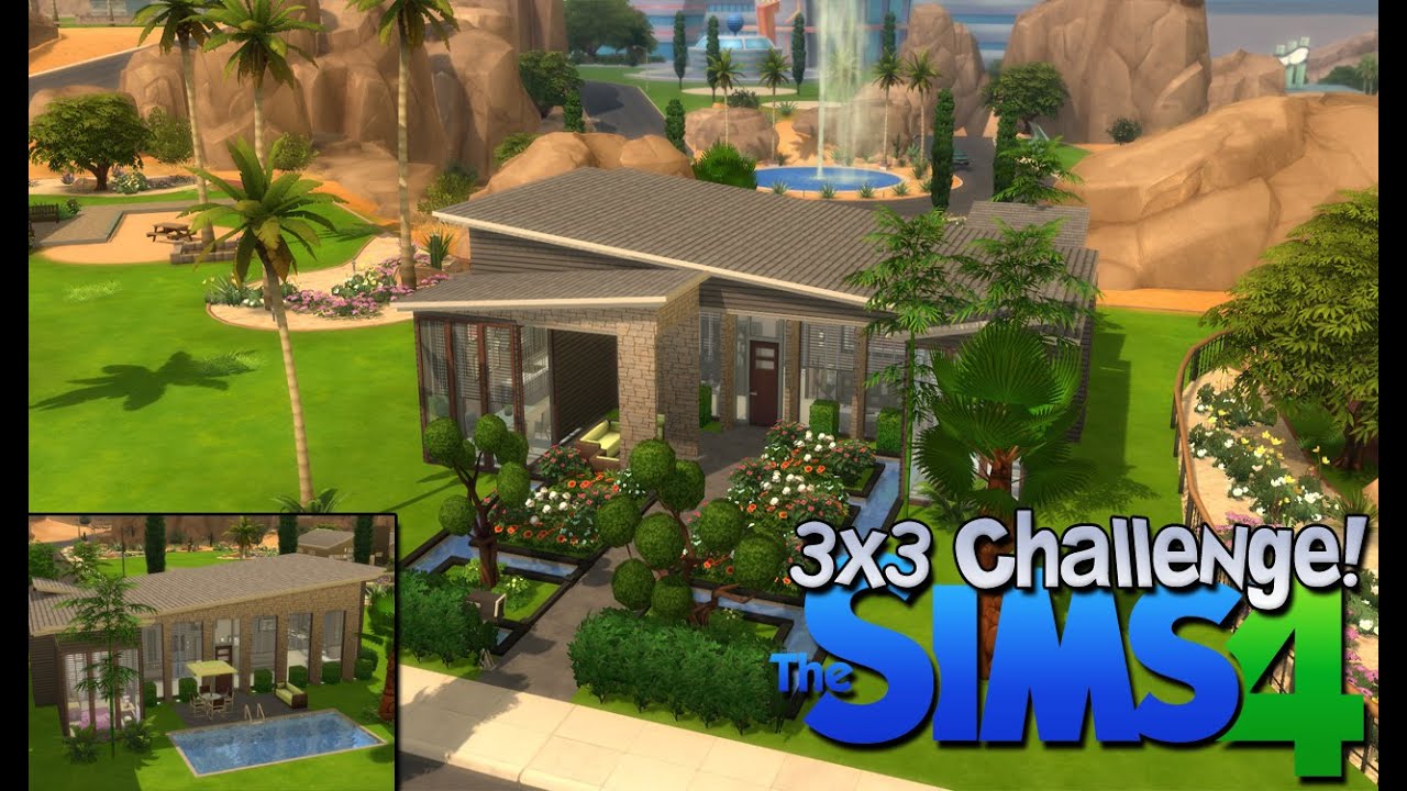3x3 Challenge Build [Modern House | The Sims 4] - YouTube