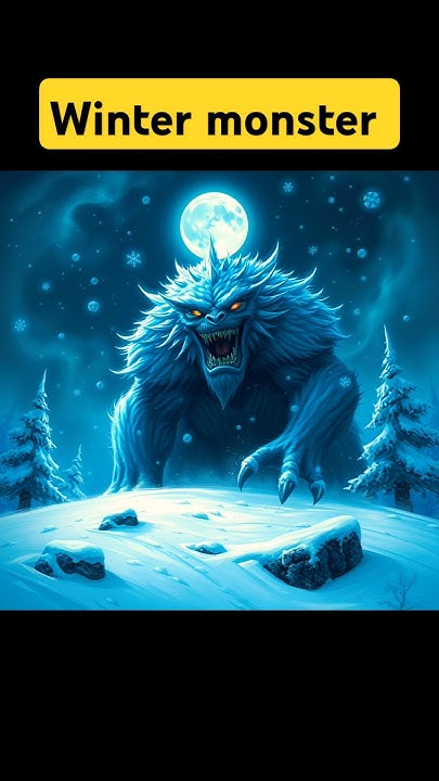 Winter monster #shorts - YouTube