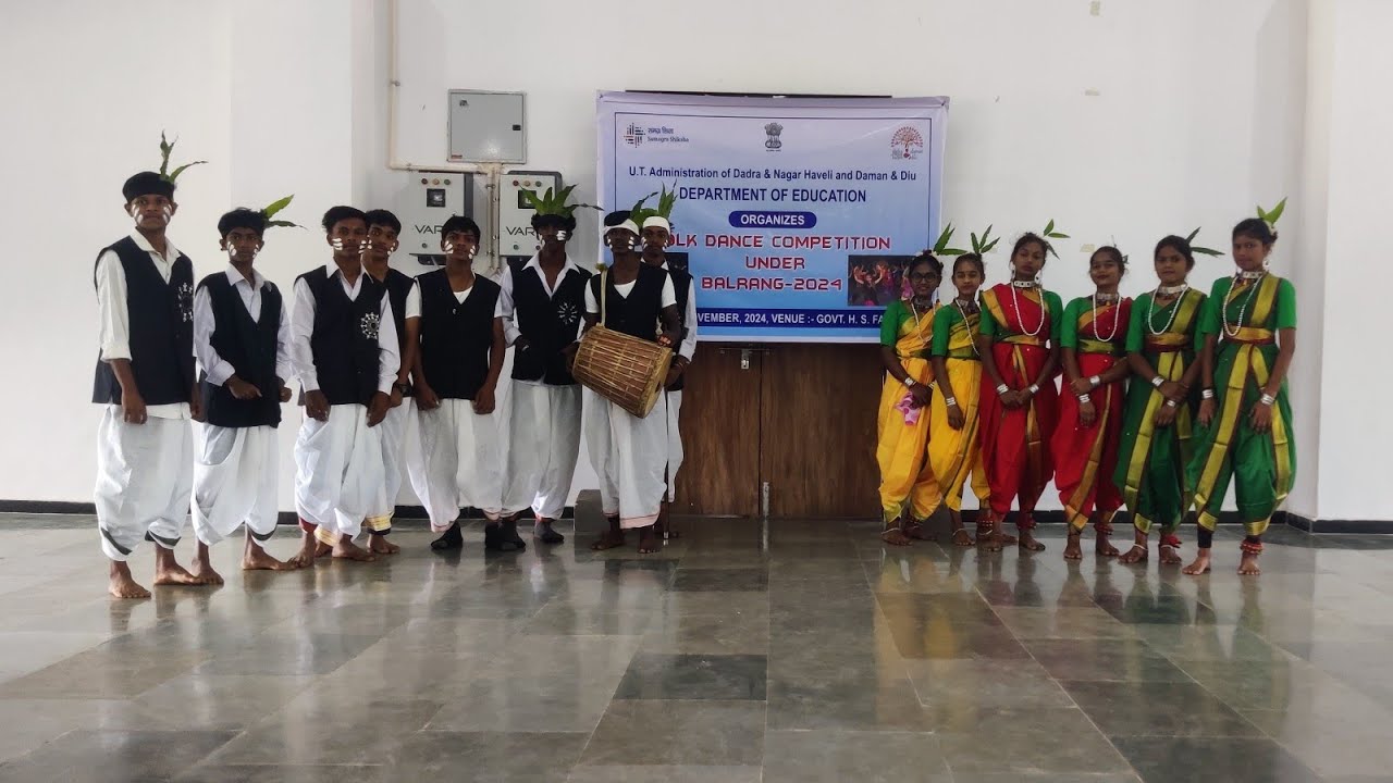 FOLK DANCE TOOR THALI TARPA DANCE VARLI CULTURE REPRESENT BY GHSS ...