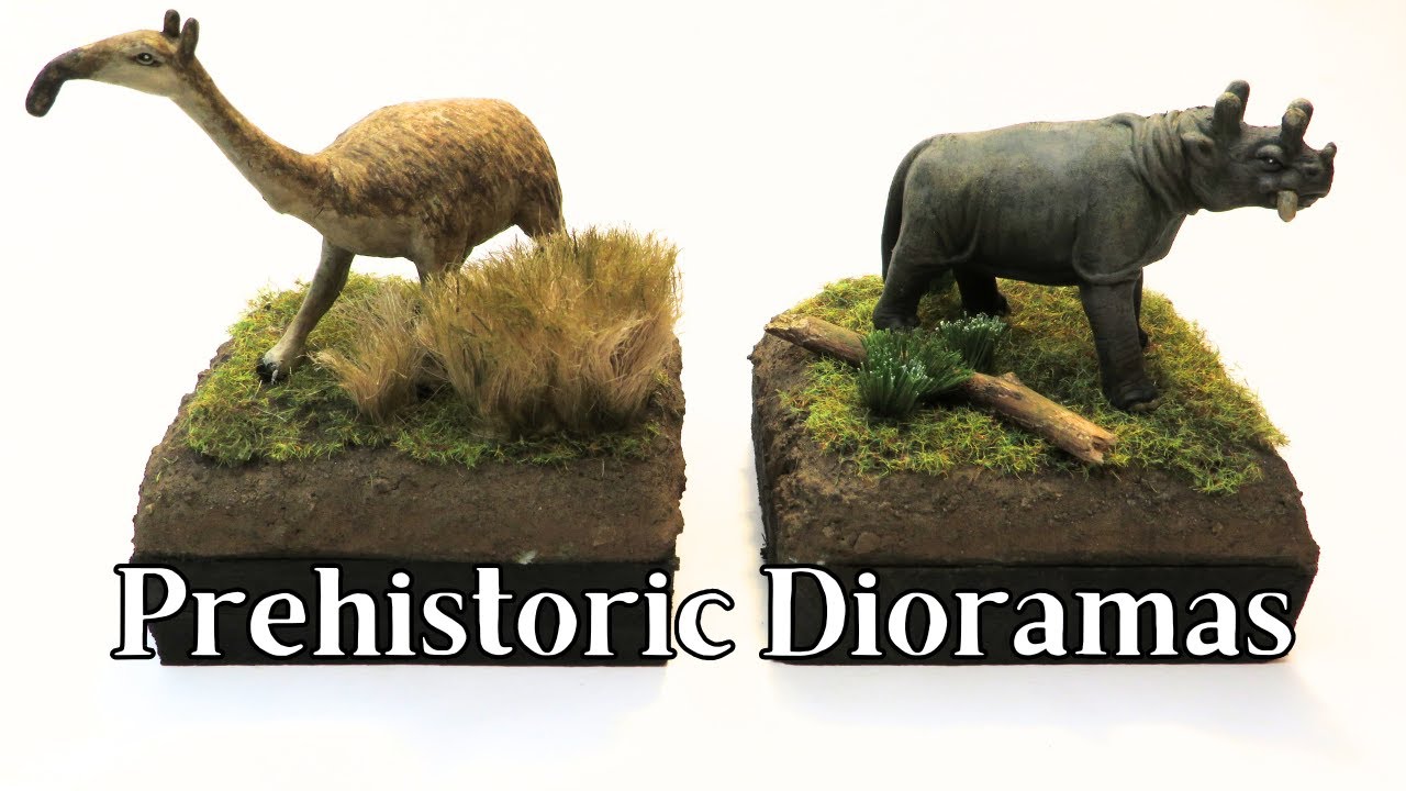 I Made Habitats for Plastic Prehistoric Animals - YouTube