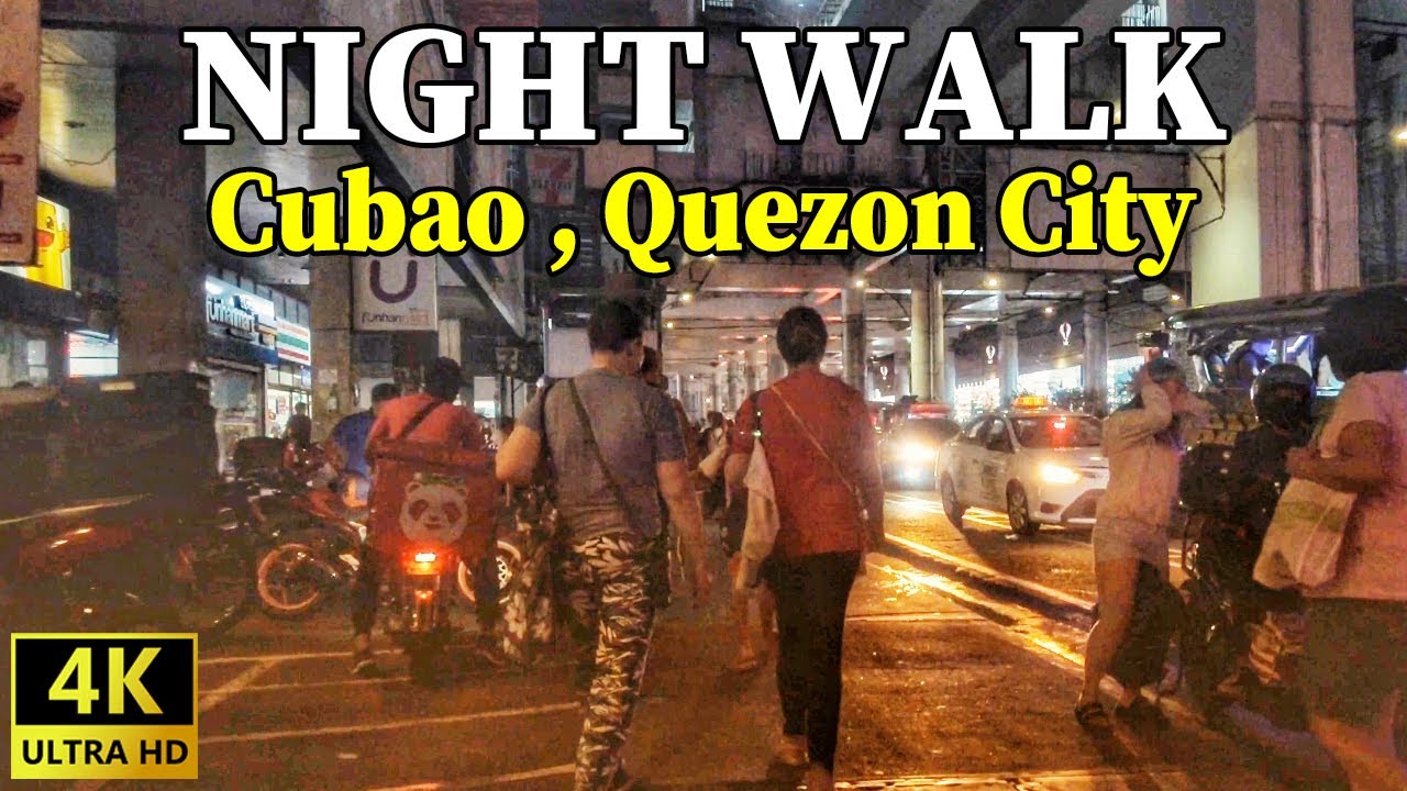 Night Walk CUBAO , QUEZON CITY / Philippnes / DJI Pocket 2 [4K] - YouTube