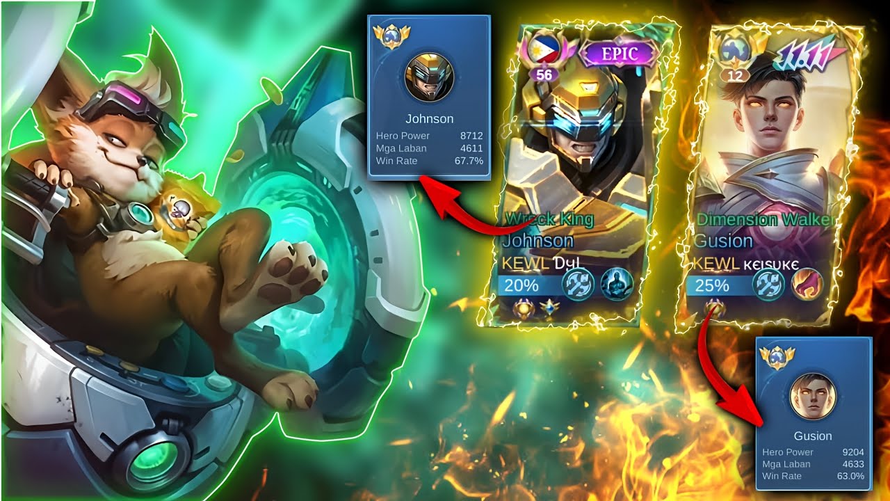 FINALLY I MEET TOP GLOBAL JS AND GUSION IN RANKED GAME | CHIP GAMEPLAY ...