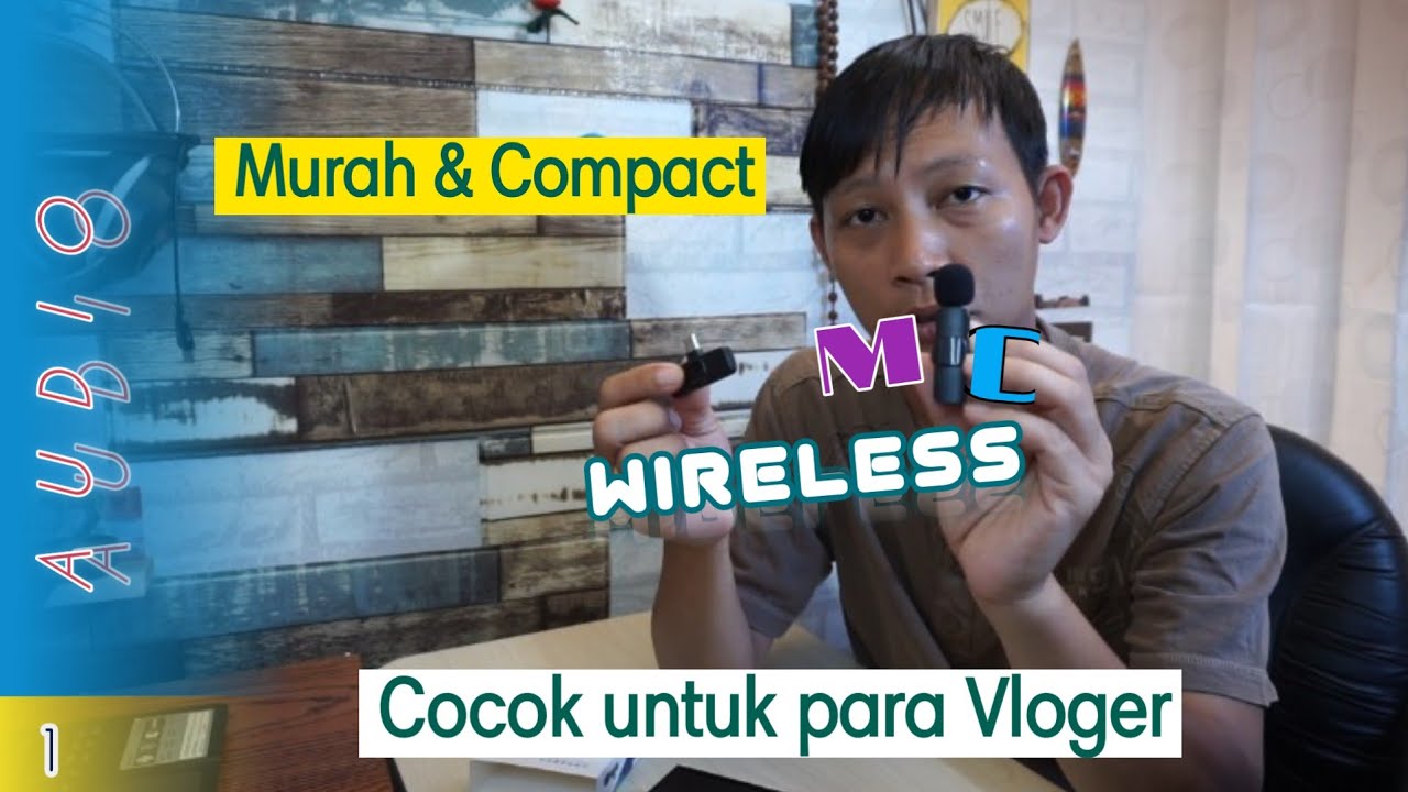 Mic Murah dan Bagus Untuk Para Vloger | Unboxing Microphone Wireless ...