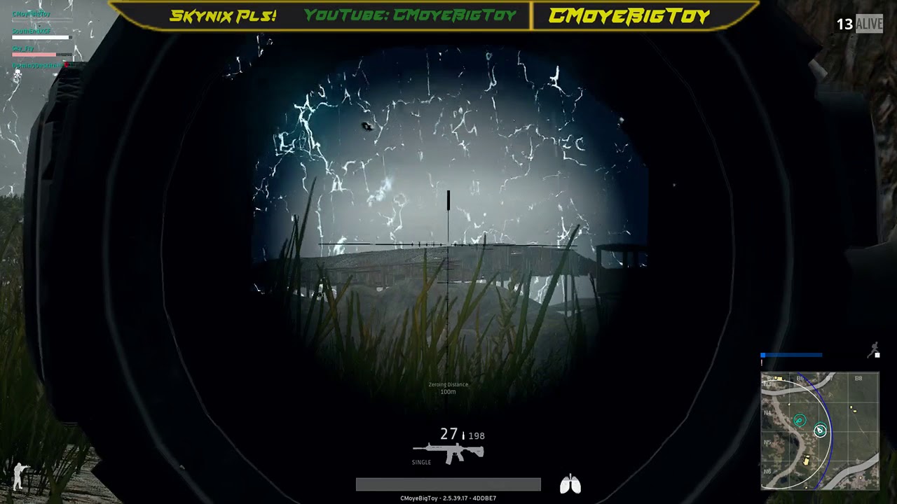 PUBG Highlights M4 with 8x Scope - YouTube