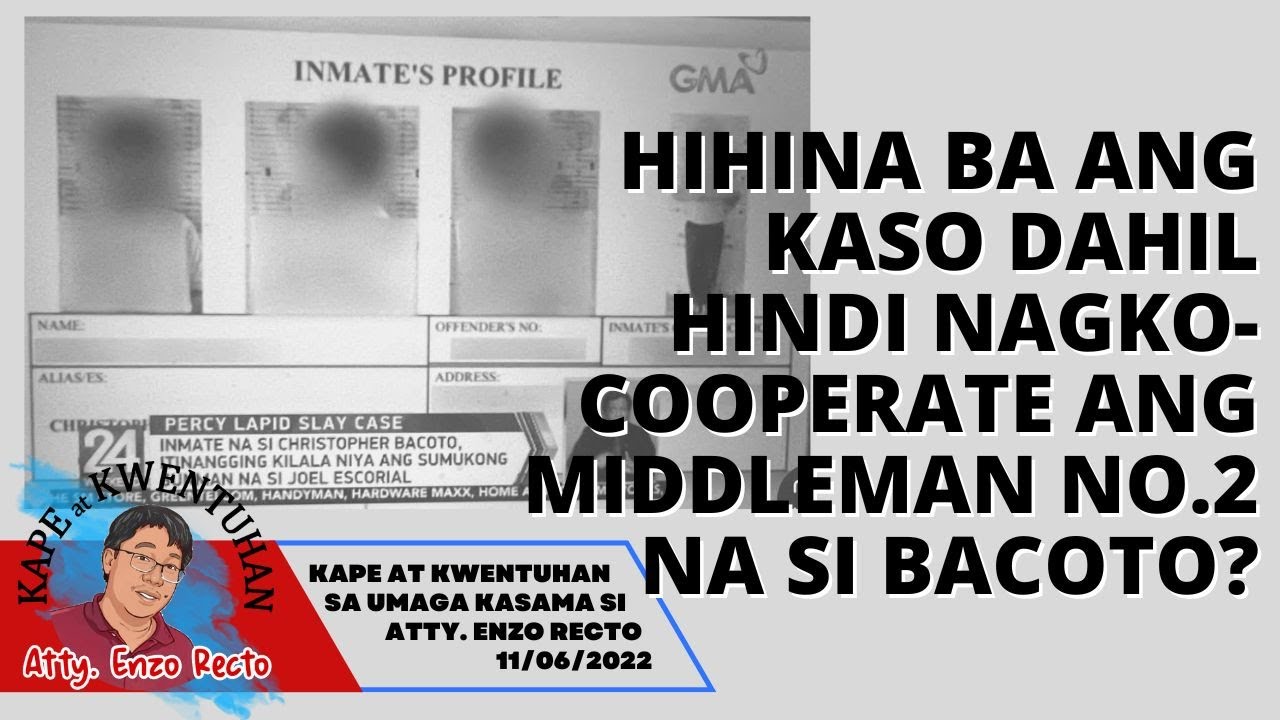 11/06/2022 KAPE AT KUWENTUHAN: TUNGKOL SA HINDI PAGKO-COOPERATE NG ...