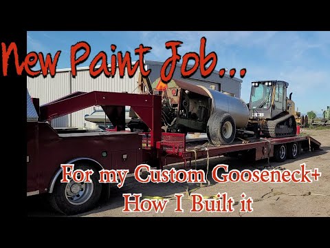 New Paint Job For My Custom Built Gooseneck + Details on How I Built it ...