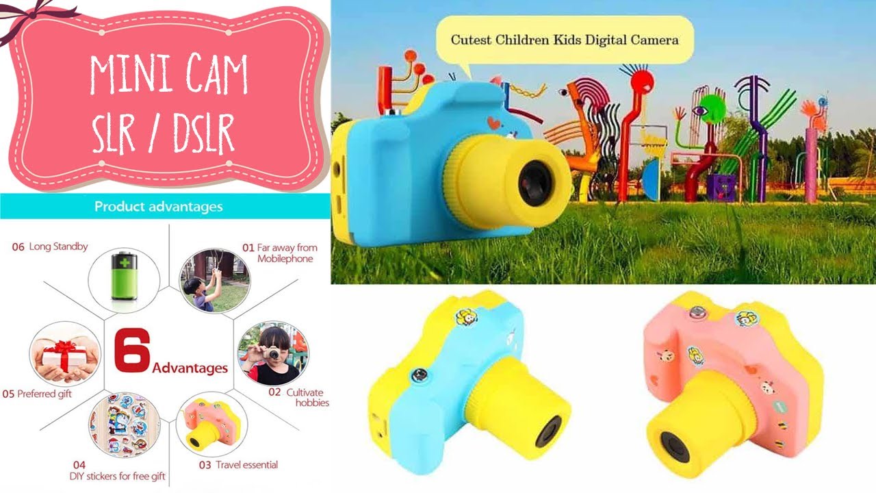 Mini SLR DSLR Kid Camera | Real Quality Camera - YouTube