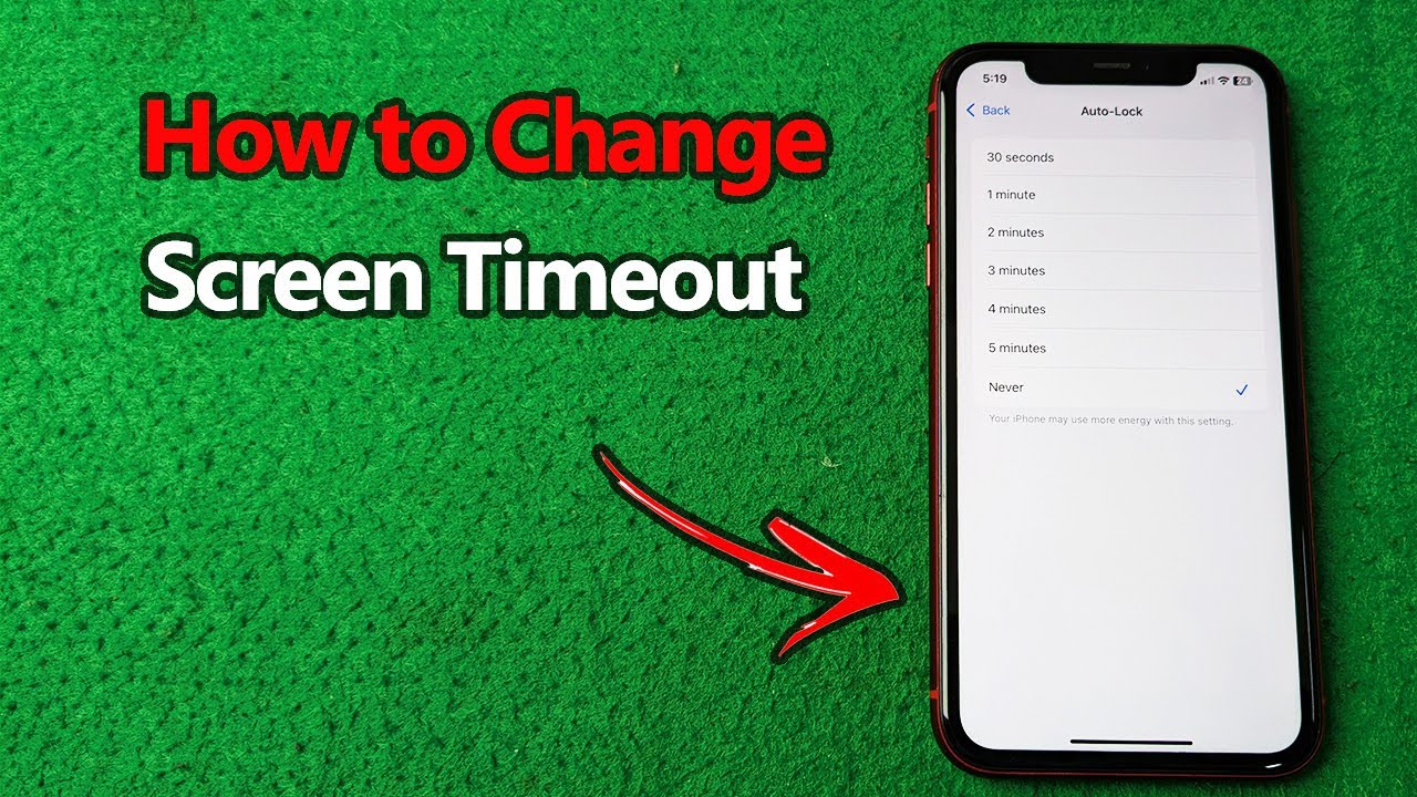How to Change Screen Timeout on iPhone | Full Guide - YouTube