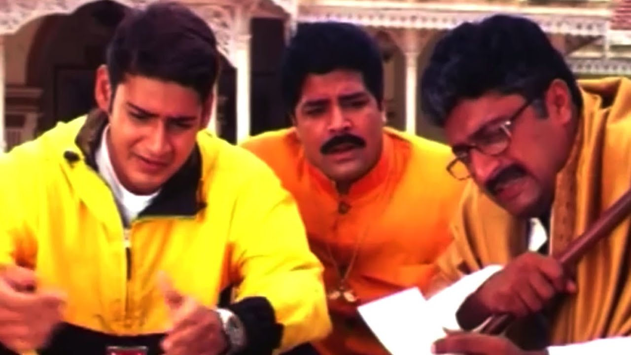 Raja Kumarudu Movie || Mahesh Babu,Srihari And Prakash Raj Comedy Scene ...