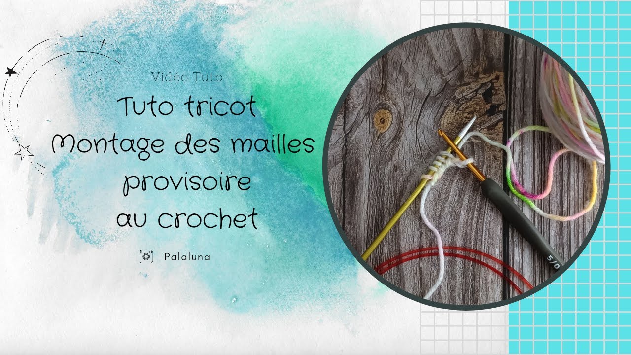 Tuto tricot : Le montage des mailles au crochet - YouTube