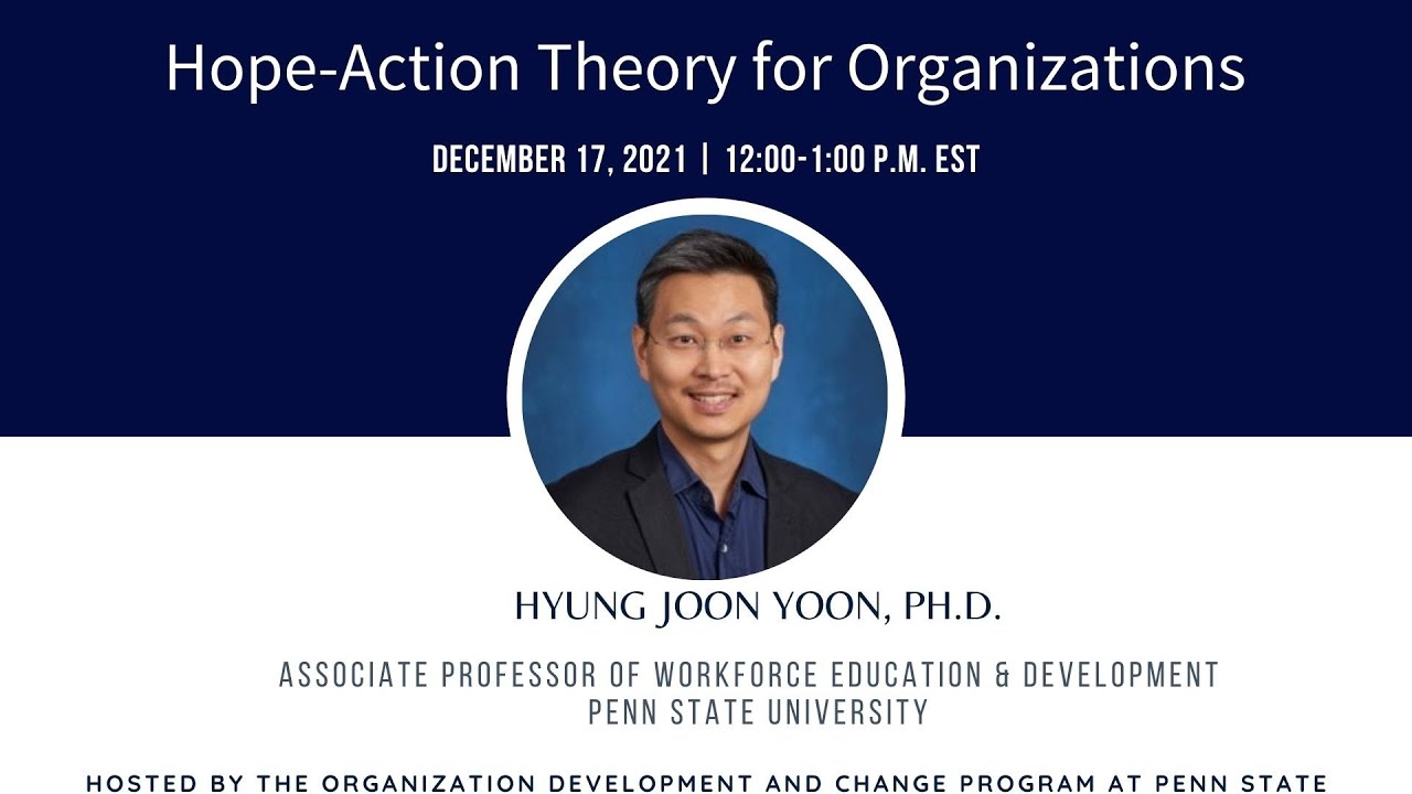 Webinar 20. Hope-Action Theory for Organizations - YouTube