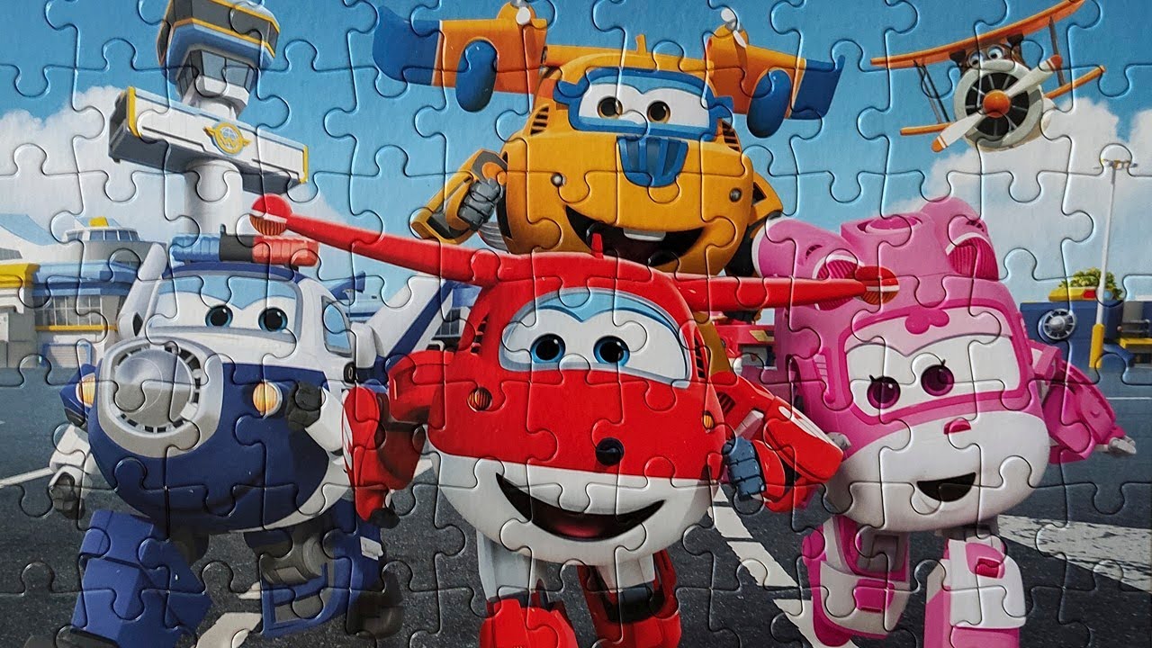 Супер крылья. Собираем пазлы для детей | Puzzles for kids we collecting ...