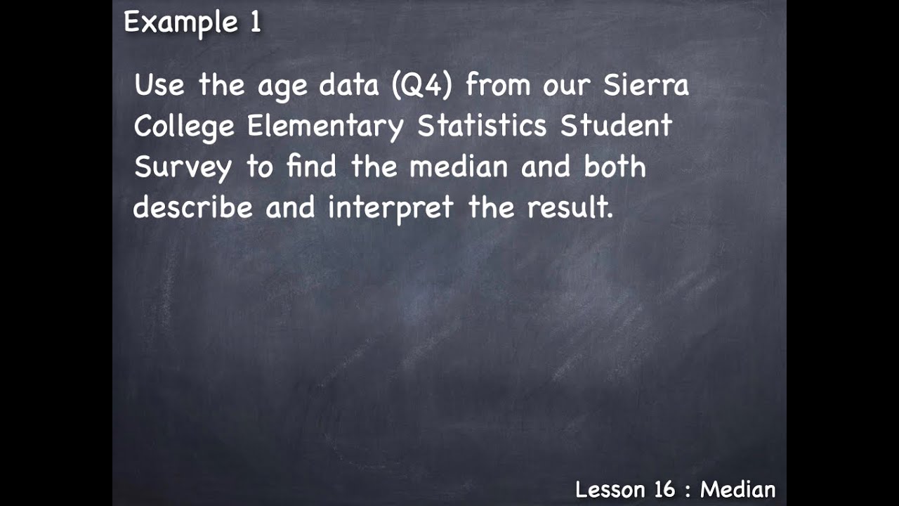 Lesson 16 : Example 1 - YouTube