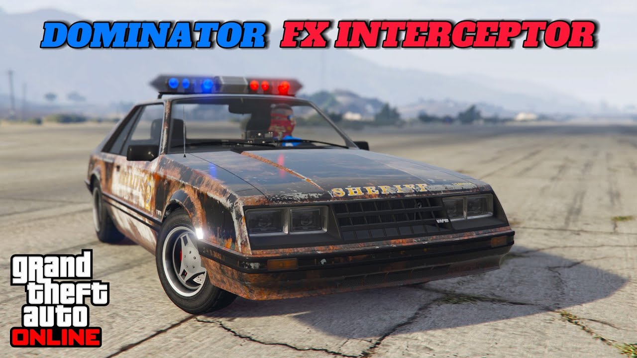 GTA 5 Online - Vapid Dominator FX Interceptor Customization! - YouTube