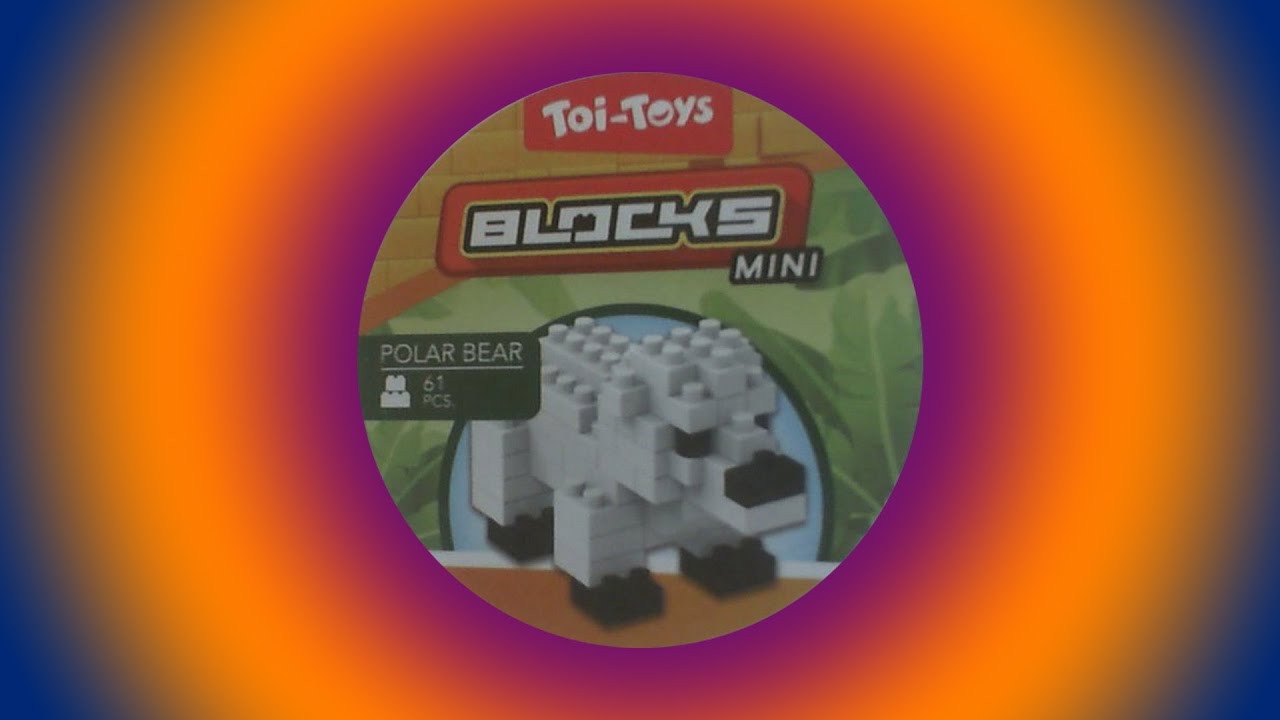 montage mini blocks toi toys polar bear (action) - YouTube