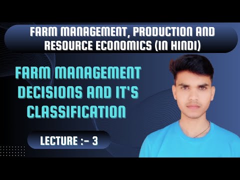 farm management decisions | farm management production and resource ...