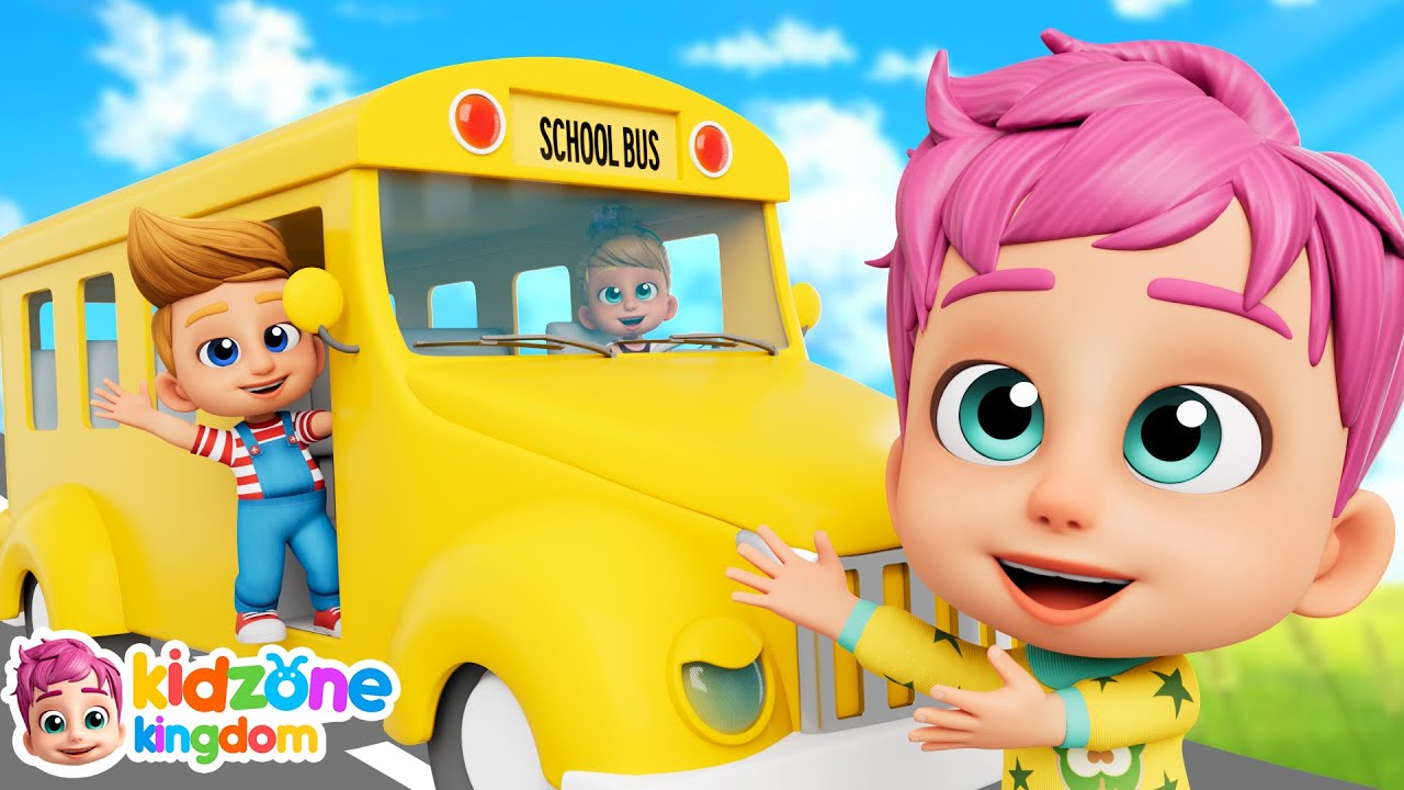 Wheels On The Bus + More Kids Songs & Nursery Rhymes | KidZone Kingdom ...