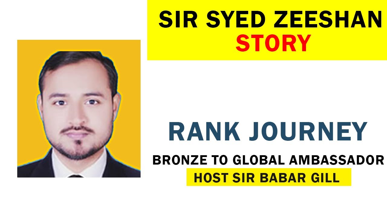 Sir Syed Zeeshan Story | Rank Journey | Bronze To Global Ambassador ...
