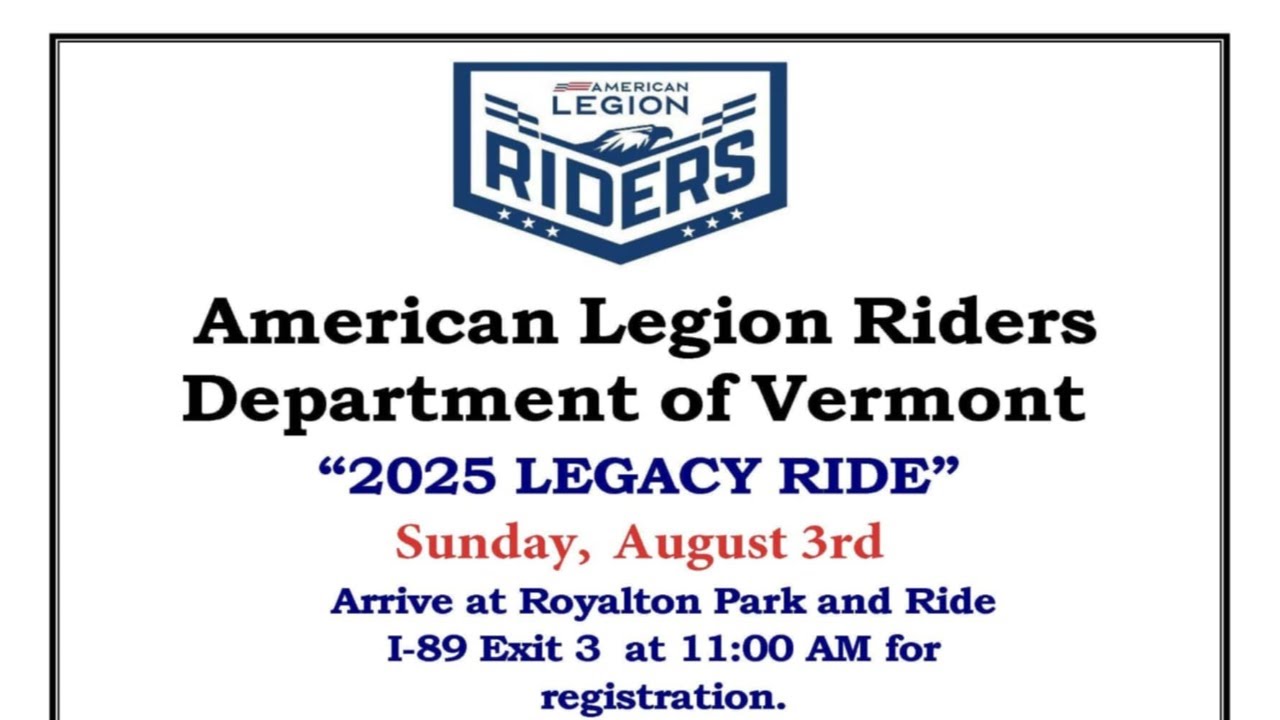 2nd Annual American Legion Legacy Ride - YouTube