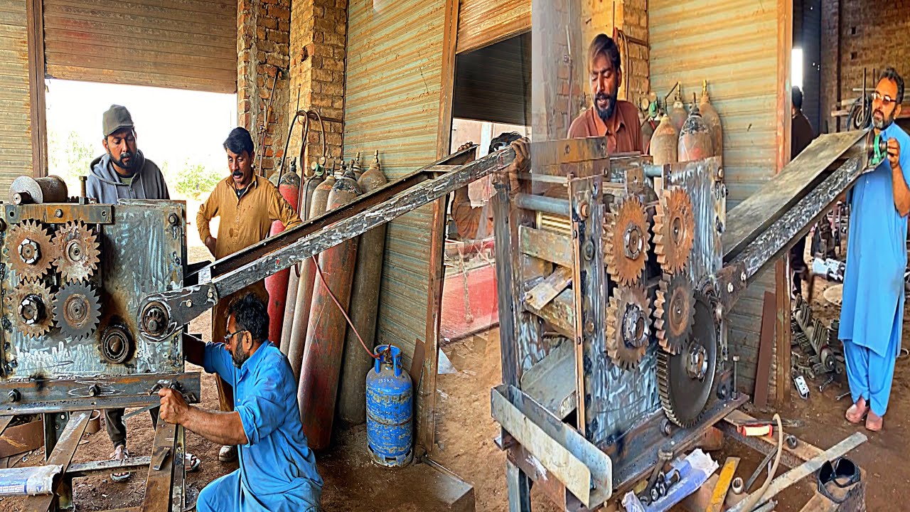 Amazing process of manufacturing Small Sugarcane Machine In hand on ...