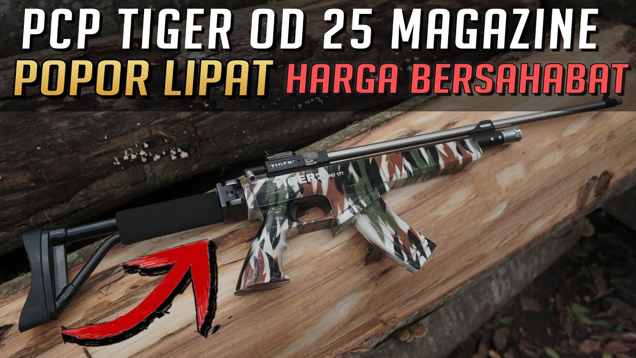 POPOR LIPAT HARGA BERSAHABAT - Pcp Tiger OD 25 Magazine Popor Lipat ...