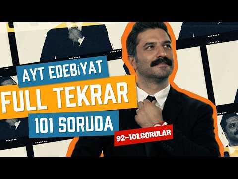 AYT Edebiyat Full Tekrar | 101 Soruda | 92-101.Sorular | RÜŞTÜ HOCA