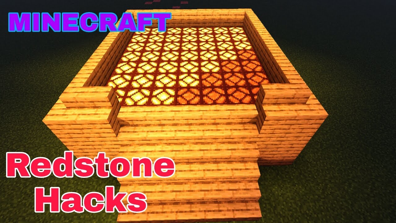 How to make a Redstone build hacks l - YouTube