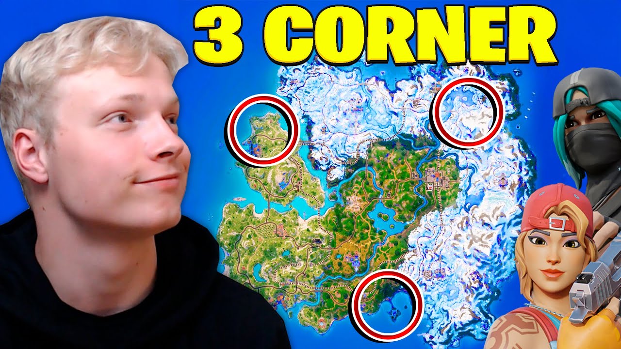 Fortnite 3 Corner Challenge! (Med lillebror og Alex) - YouTube