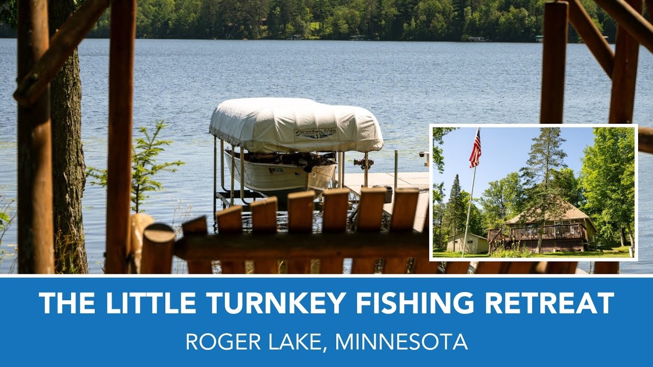 A Little Turnkey Fishing Retreat, Roger Lake MN - YouTube