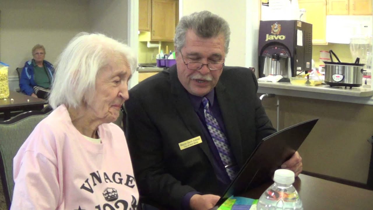 Granny's 90th Birthday Proclamation - YouTube