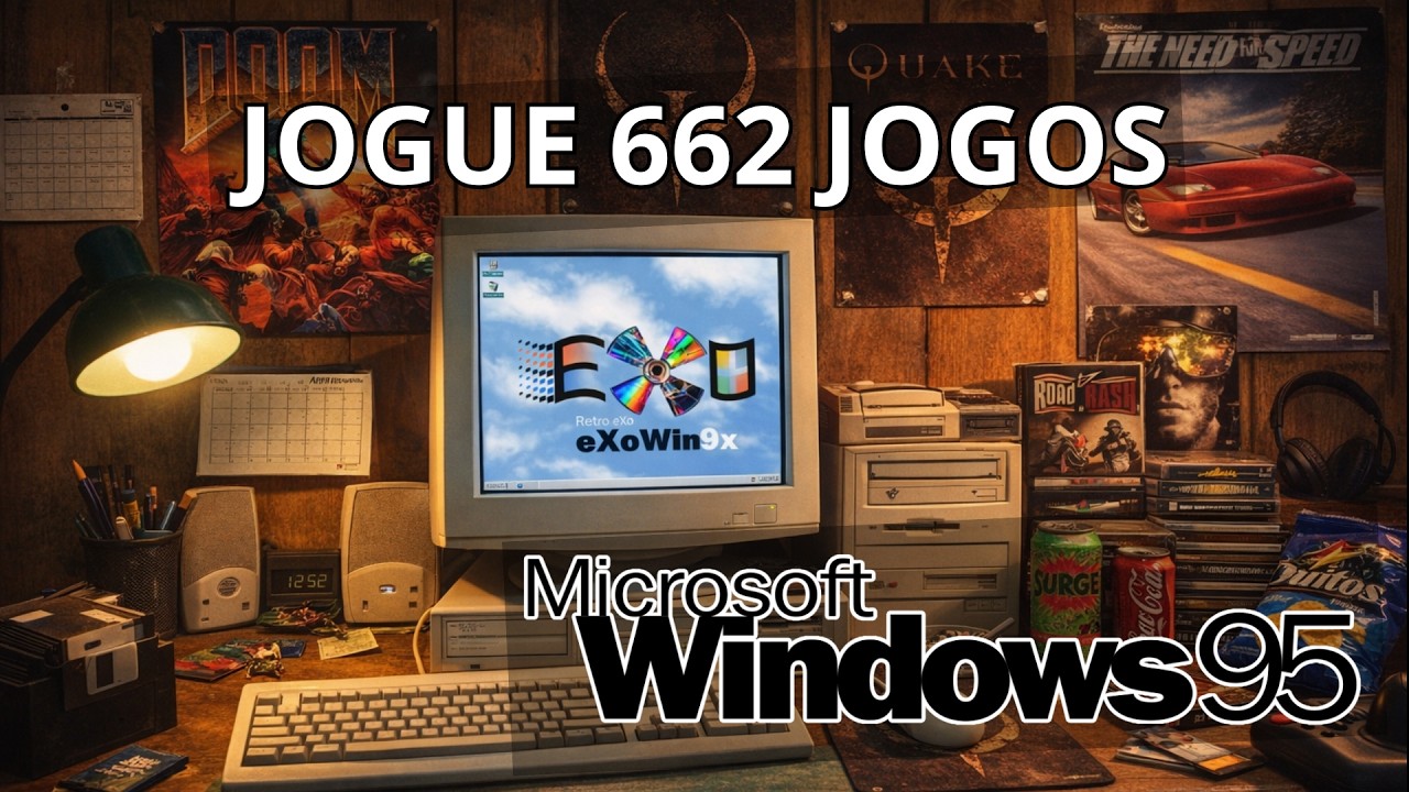 eXoWin 9x - Jogue Centenas de Jogos do Windows 95 no PC Moderno! - YouTube